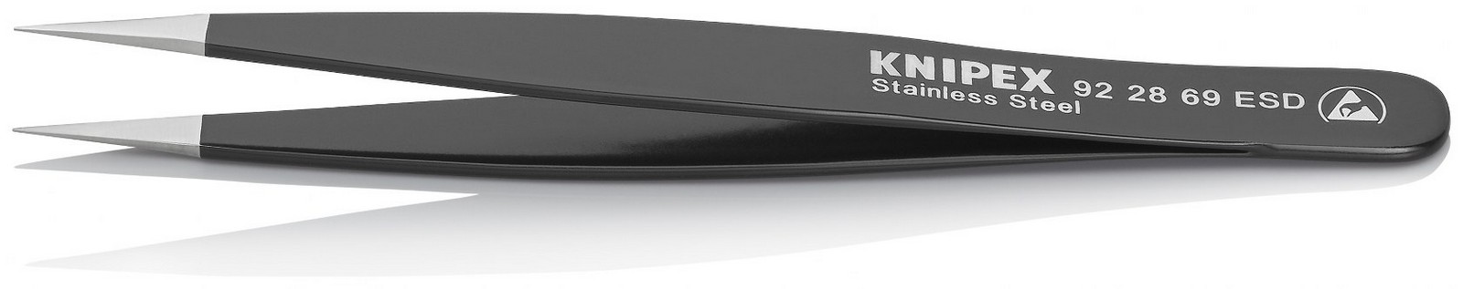 Knipex precizna pinceta šiljasta ESD 130mm 92 28 69 ESD